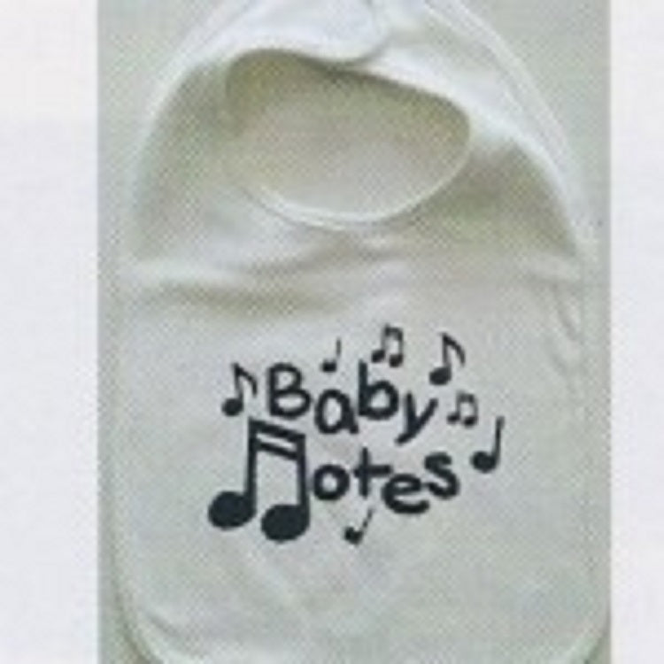 Baby Notes Bib @ MusicGiftsUSA.com – Music Gifts USA